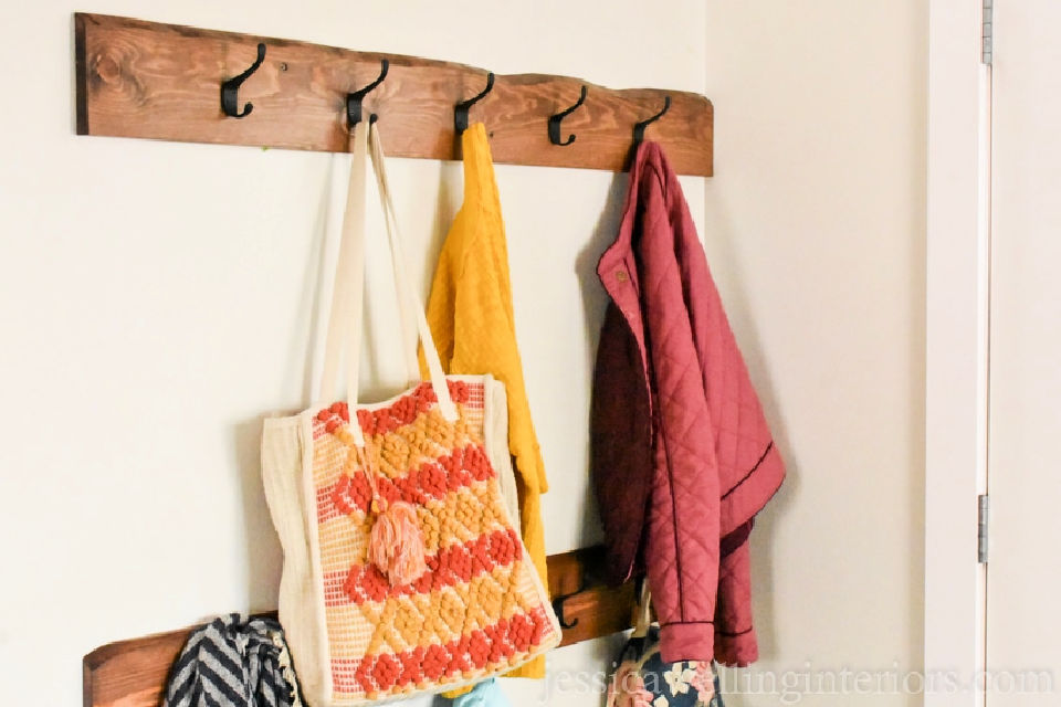25 Free DIY Coat Rack Plans (How to Make a Coat Rack) - DIY Cozy Home