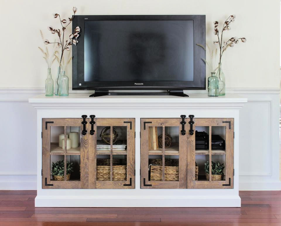 25 Free DIY Entertainment Center Plans (Build Your Own) - DIY Cozy Home