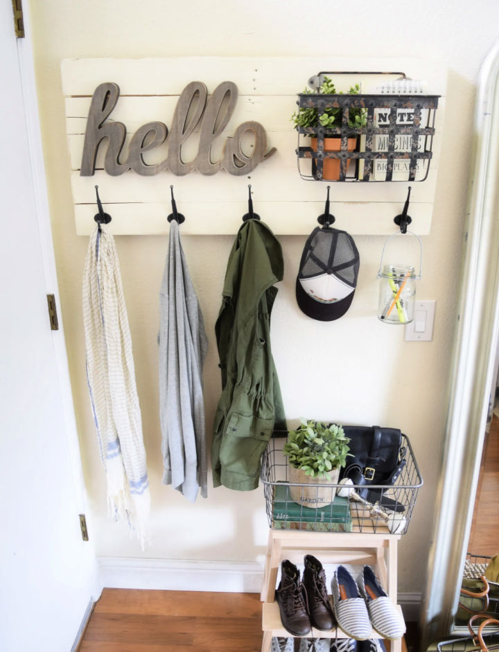 25 Free DIY Coat Rack Plans (How to Make a Coat Rack) - DIY Cozy Home