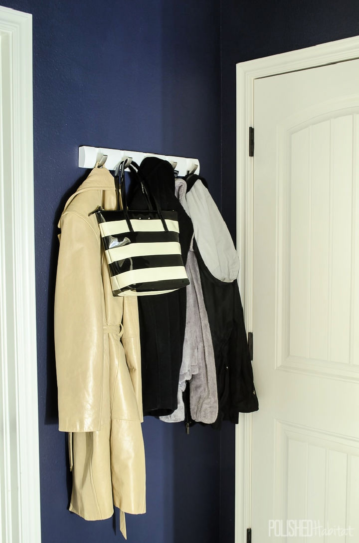 25 Free DIY Coat Rack Plans (How to Make a Coat Rack) - DIY Cozy Home