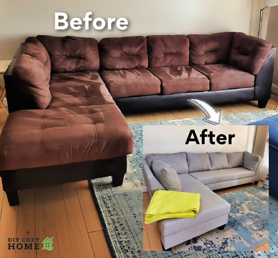 How to Reupholster a Couch: A Step by Step Tutorial - DIY Cozy Home